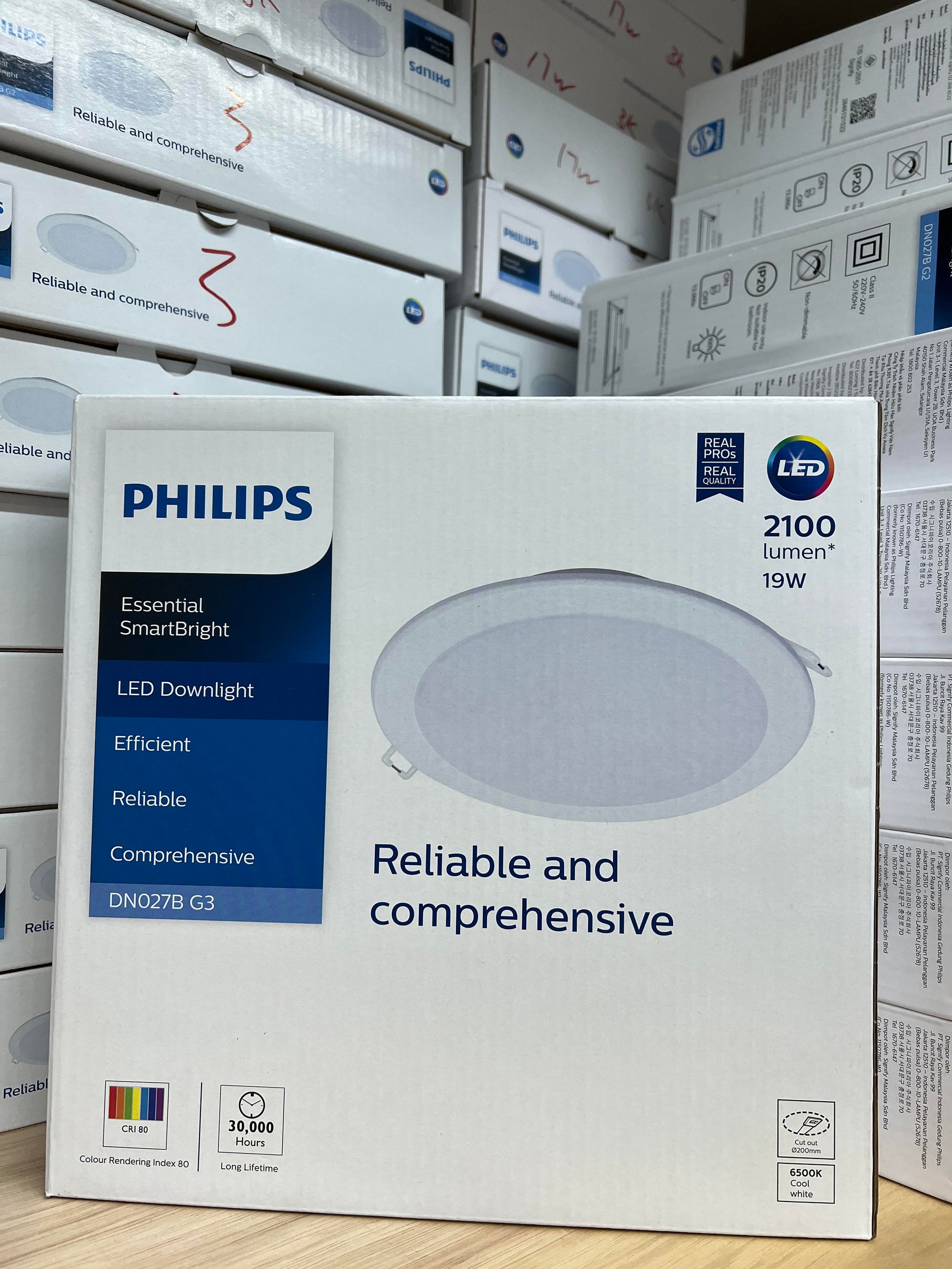 飛﻿利浦 Philips LED假天花筒燈DN027B G3系列 19W 開孔尺寸200mm – 順達電器行 SHUN TAT ELECTRICAL